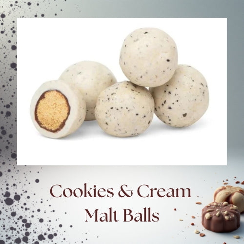 Cookies & Cream Malt Balls – The Diamonds Of Chocolate